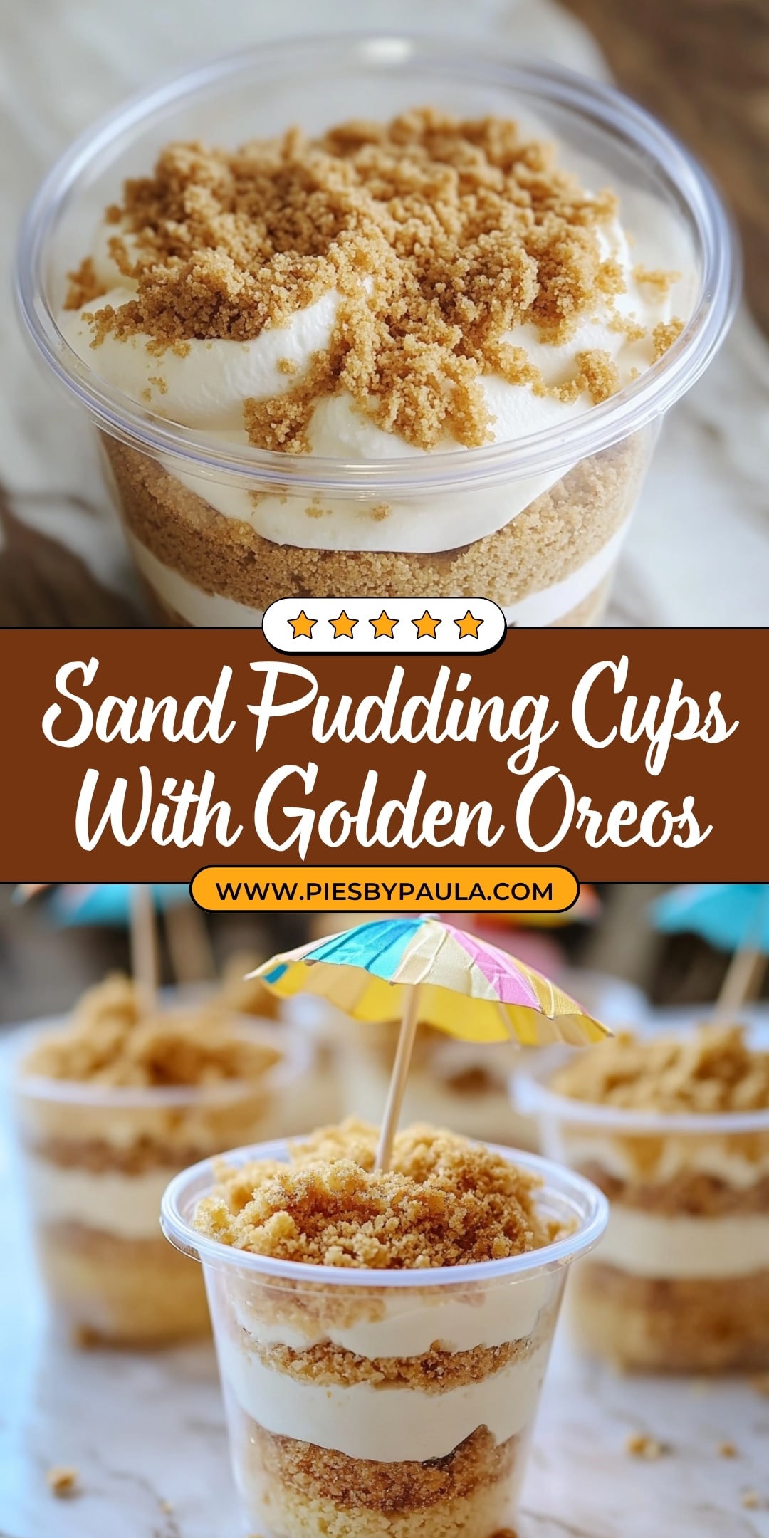 Sand Pudding Cups: Nostalgic Party Treat for Summer Fun