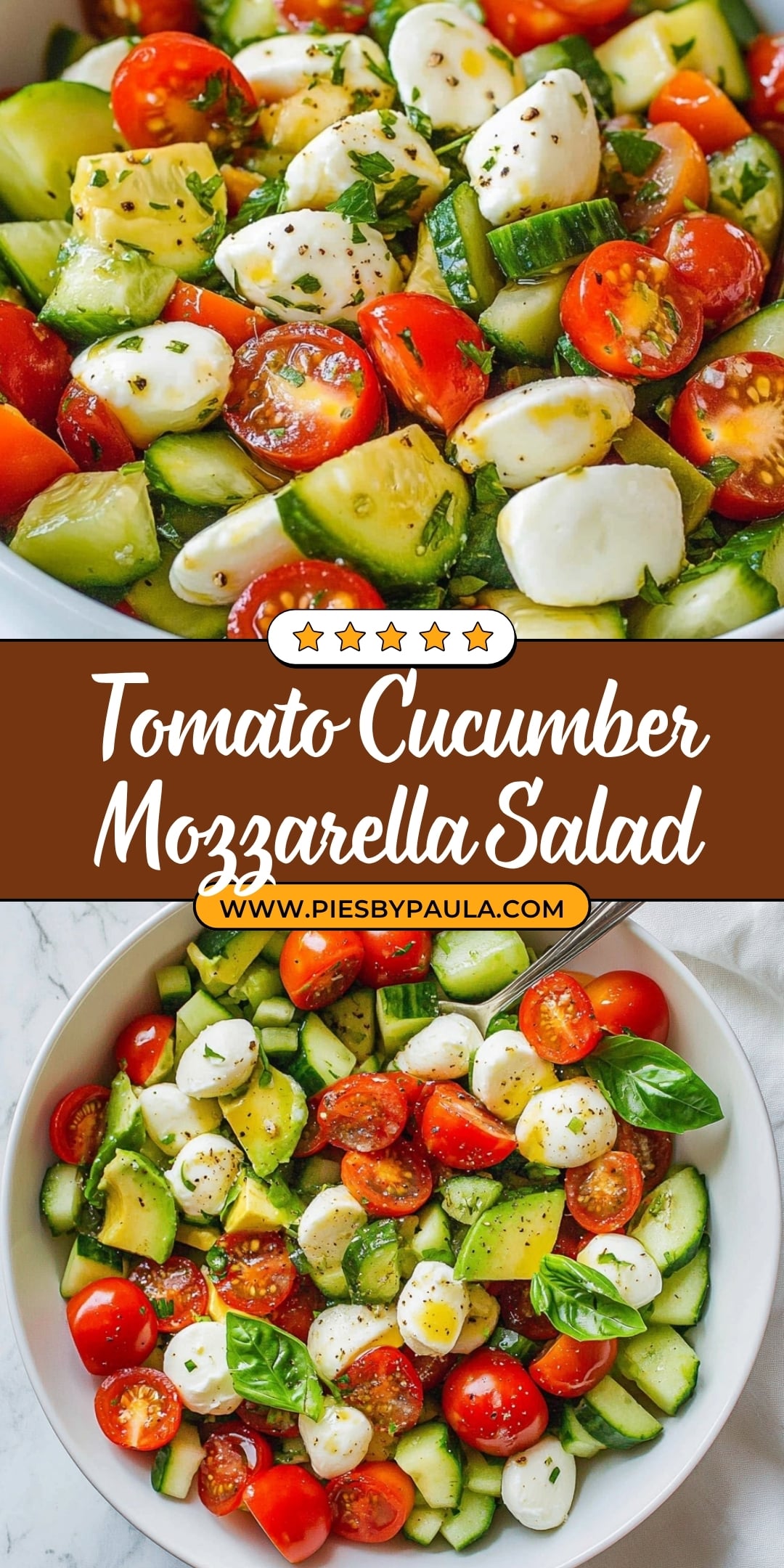 Tomato Cucumber Mozzarella Salad: Summer Delight Recipe
