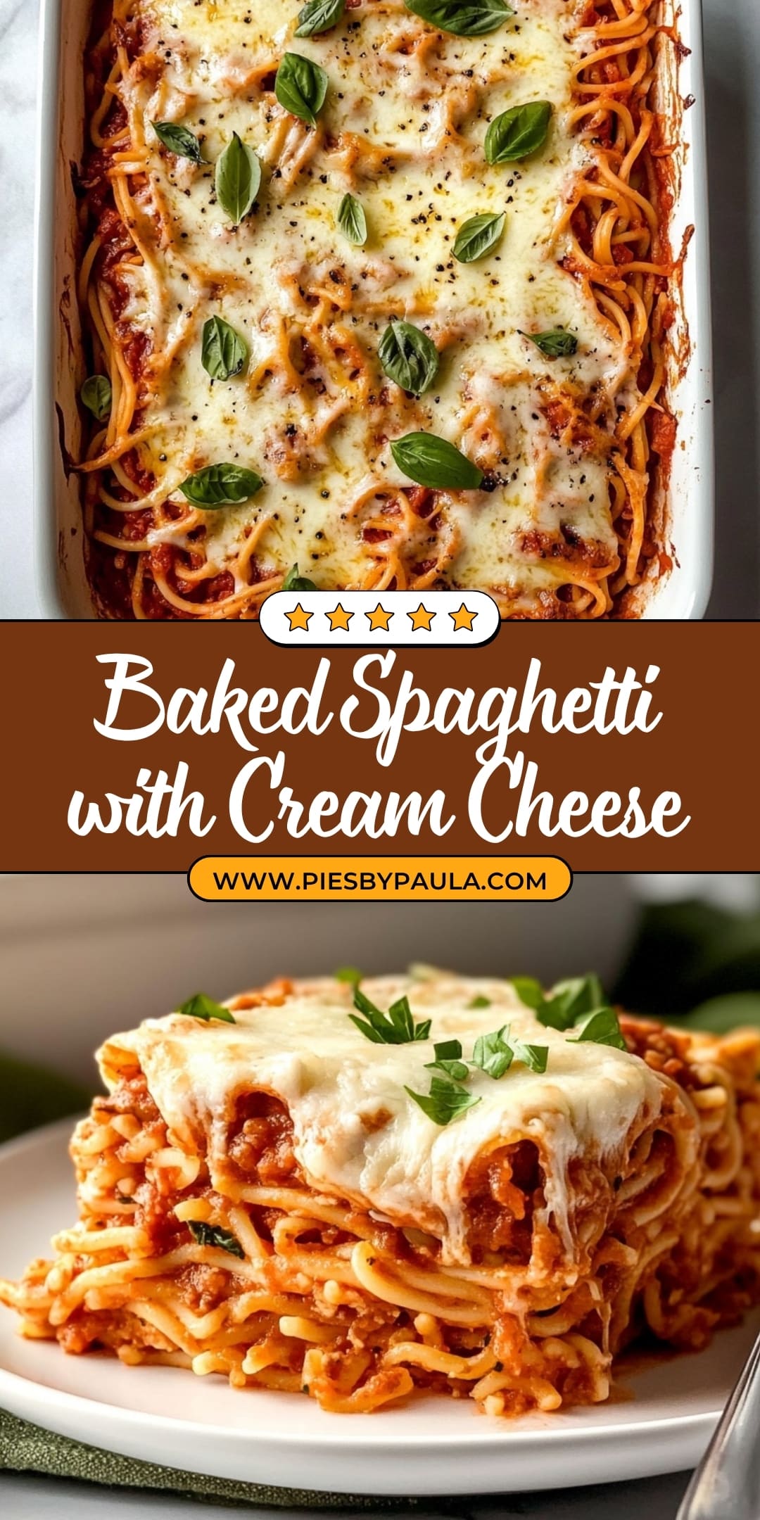 Baked Spaghetti with Cream Cheese - Cozy, Cheesy Pasta Delight