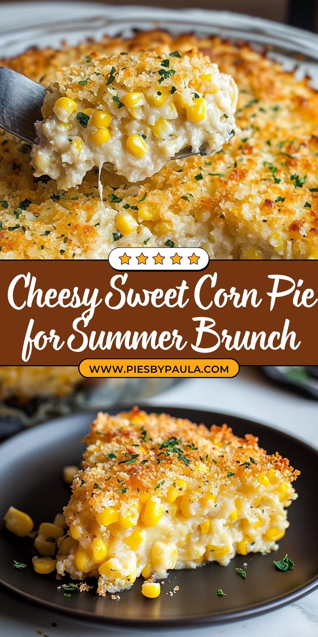 Cheddar Sweet Corn Pie: Irresistible Comfort Food Delight