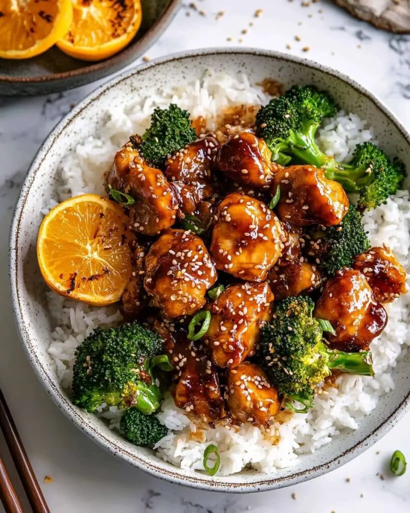 Sheet Pan Chili Orange Chicken and Broccoli Recipe - Easy & Flavorful