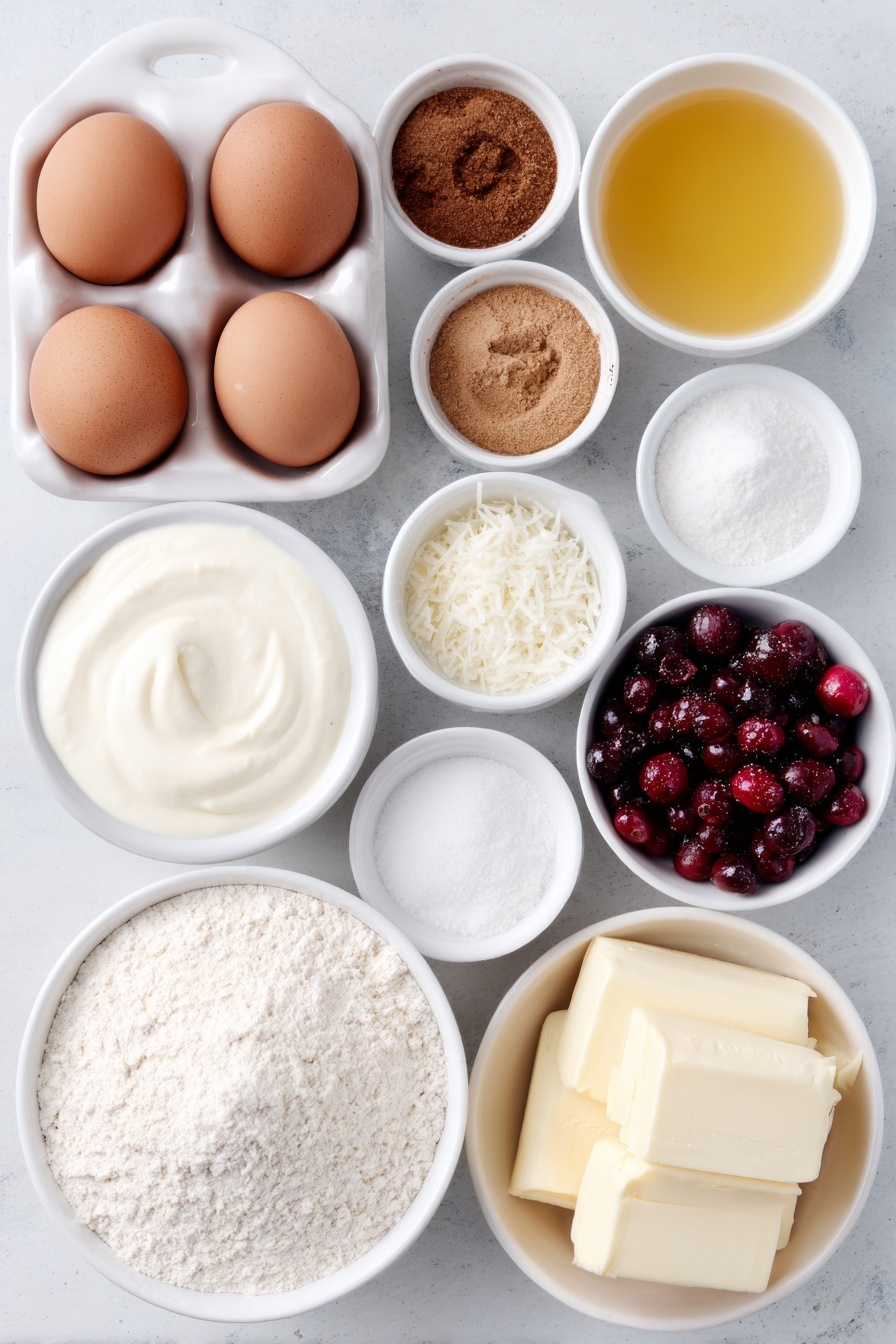 White Cranberry Layer Cake with Cranberry Jam - Festive & Delicious