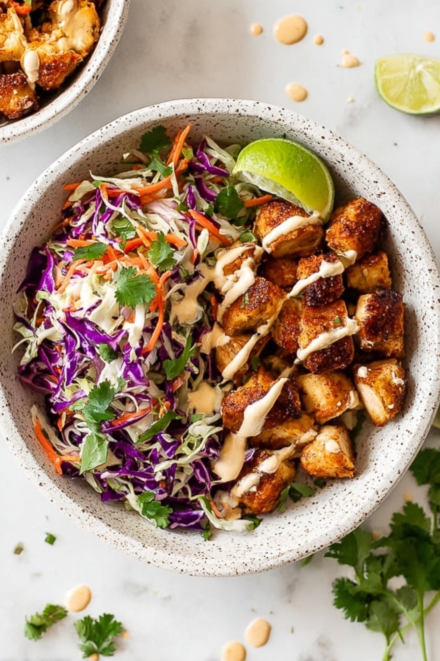 Air Fryer Fish Taco Bowl - Quick & Delicious Fish Tacos