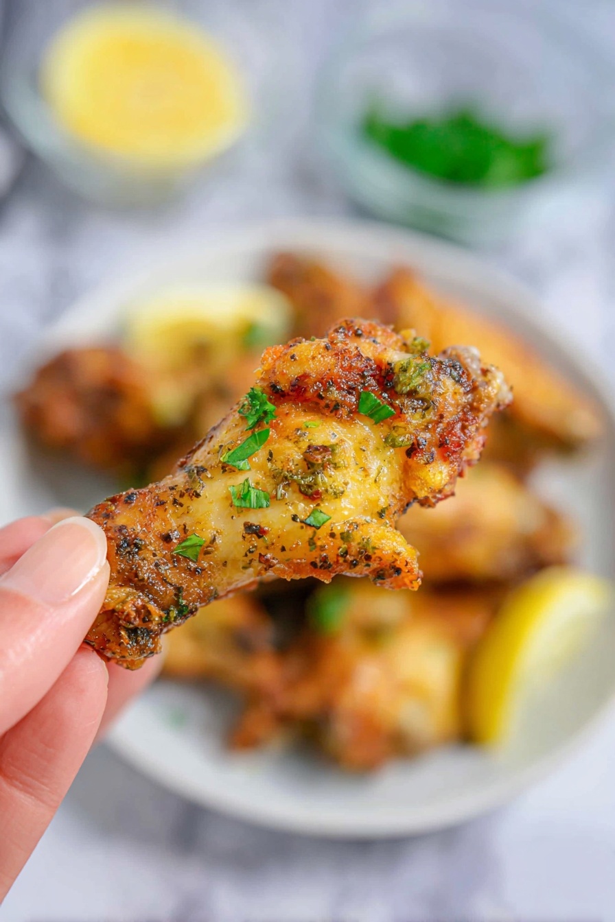 Air Fryer Lemon Pepper Chicken Wings: Crispy & Flavorful