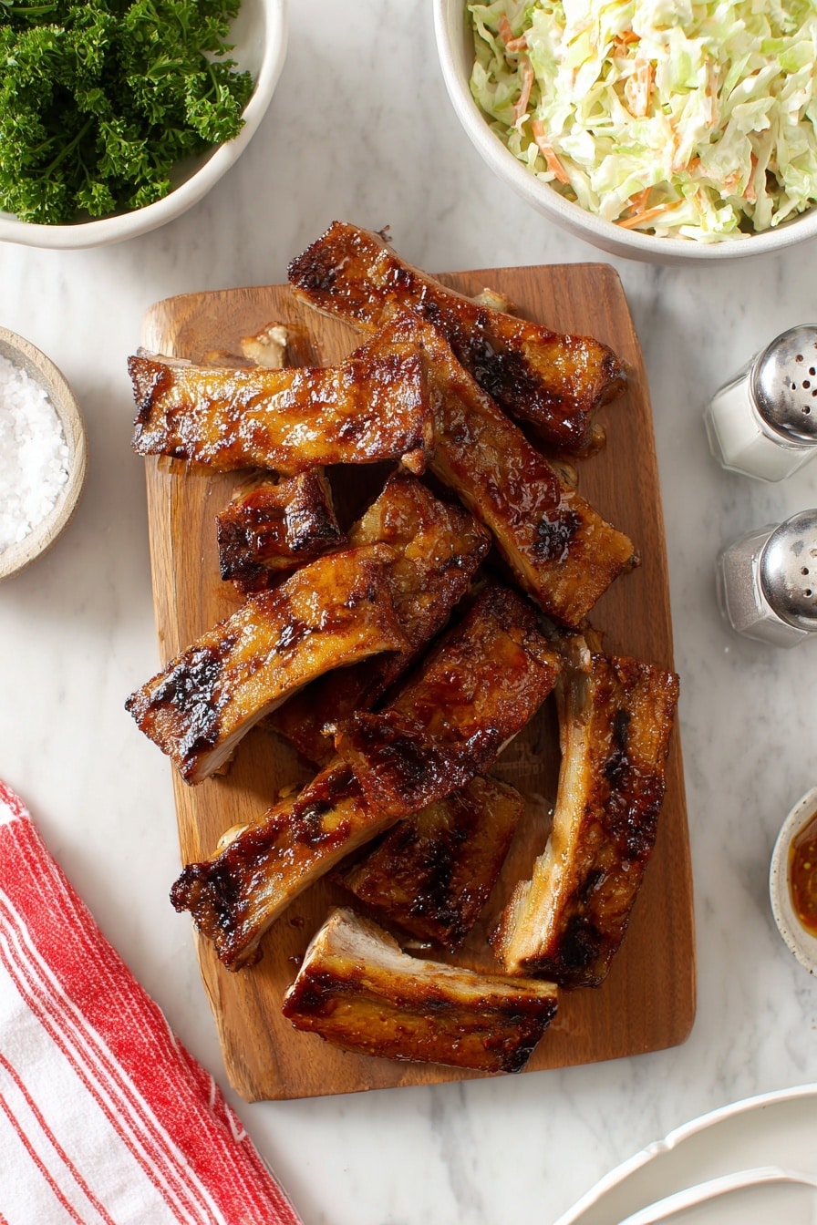Honey Mustard Glazed Ribs - Irresistibly Juicy & Tender