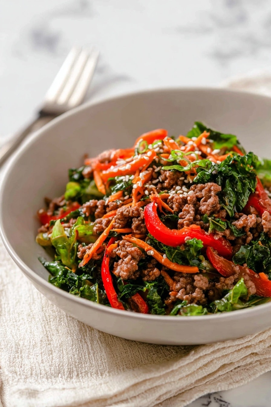 Ground Beef and Cabbage Stir-Fry: Quick, Flavorful Dinner