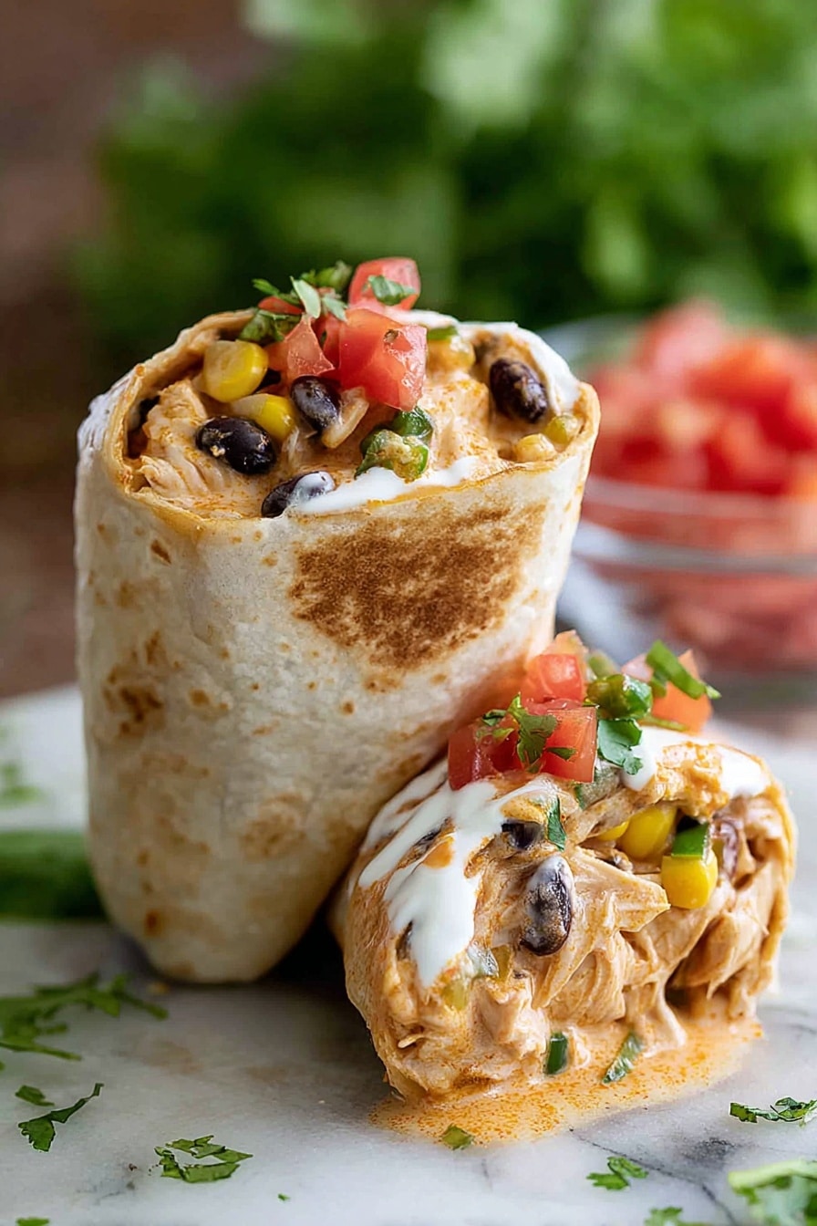Air Fryer Southwest Chicken Burritos: Easy & Flavorful Dinner