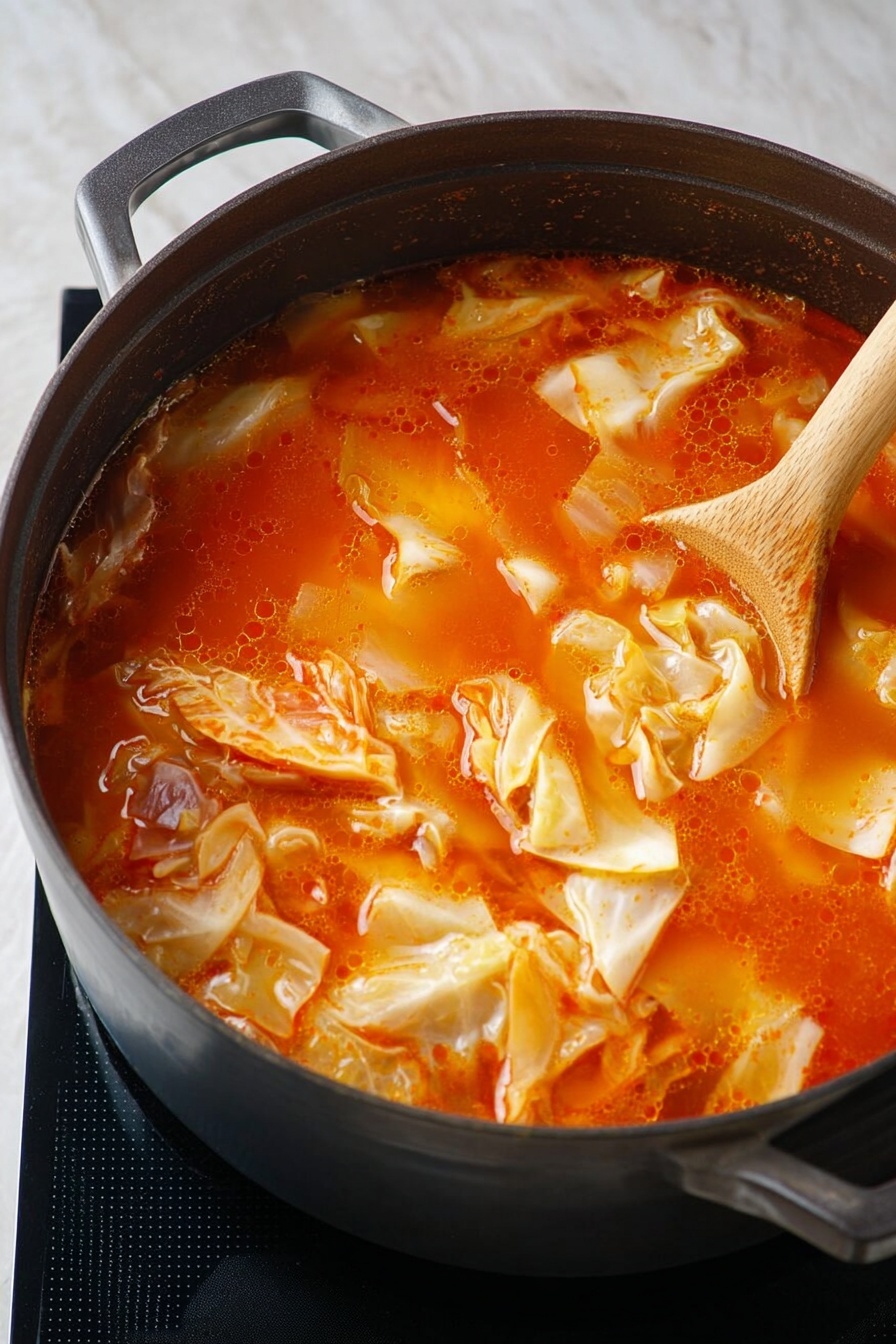 Roasted Cabbage Soup: Easy, Comforting & Flavorful