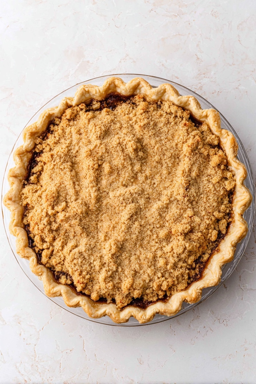 Shoofly Pie with Crumble Topping: Classic Pennsylvania Dutch Dessert