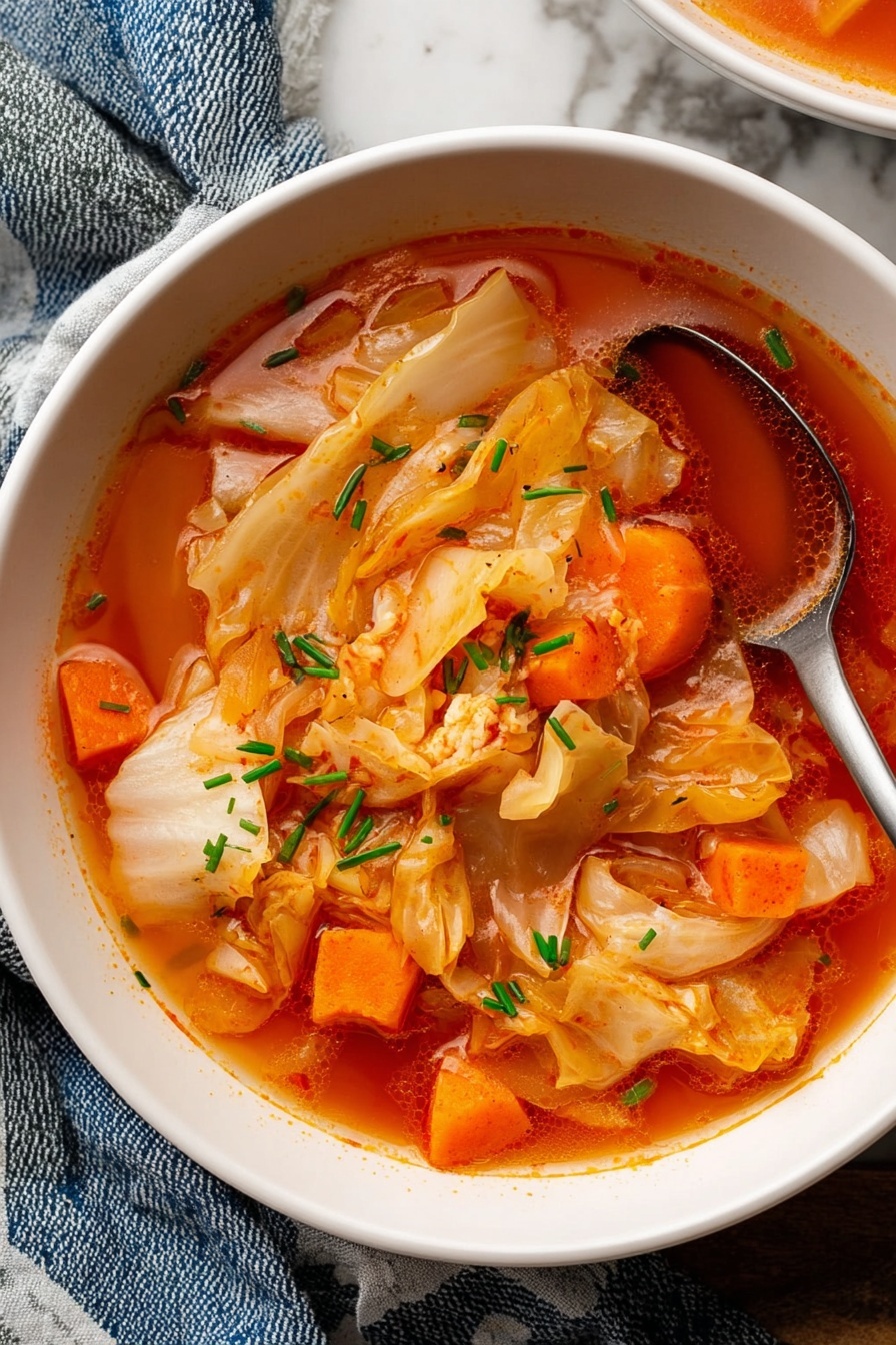 Roasted Cabbage Soup: Easy, Comforting & Flavorful
