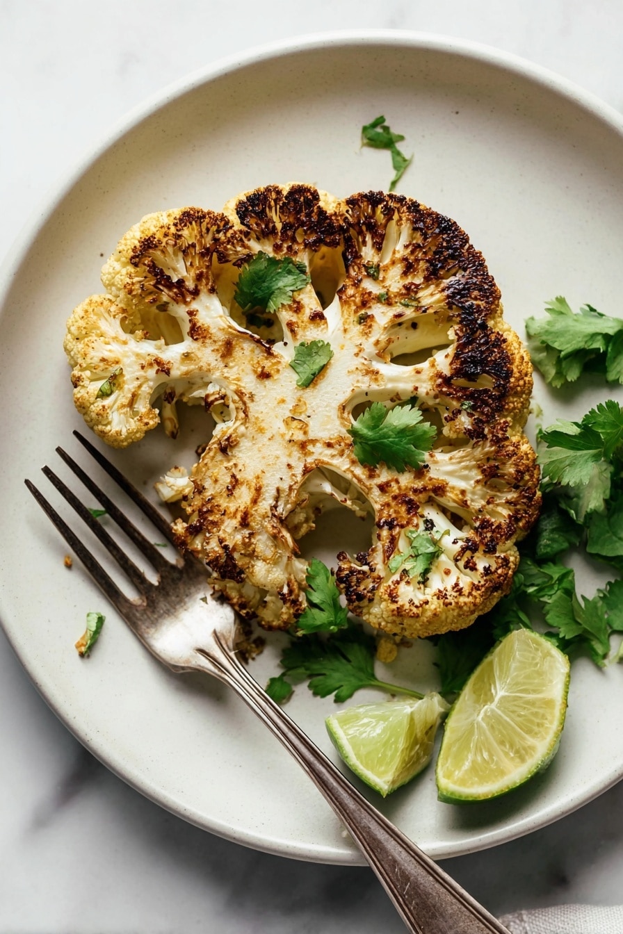 Oven-Roasted Cauliflower Steaks: Delicious & Easy Vegetarian Dinner