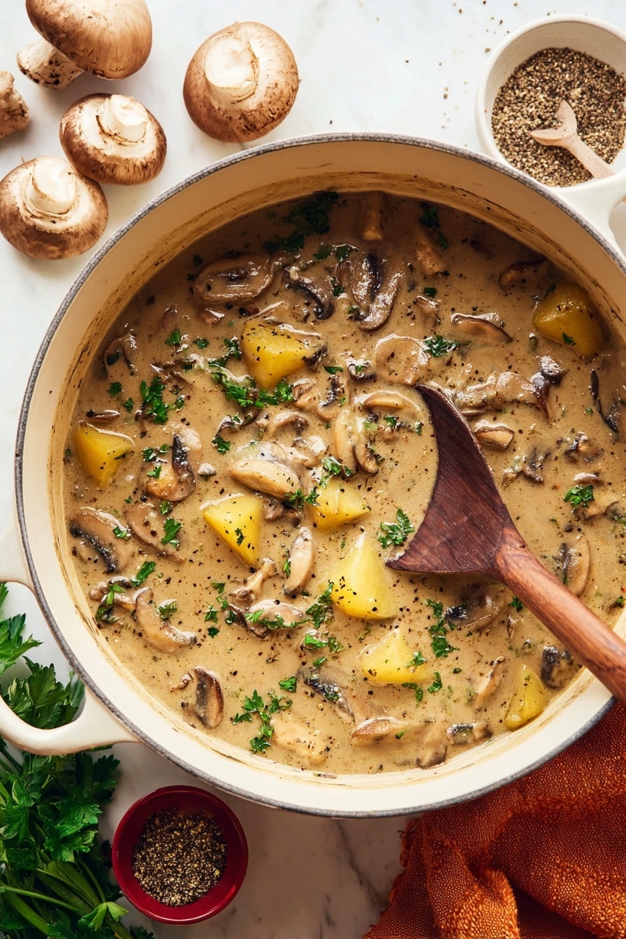 Vegan White Bean Mushroom Stew: Cozy & Hearty Plant-Based Comfort
