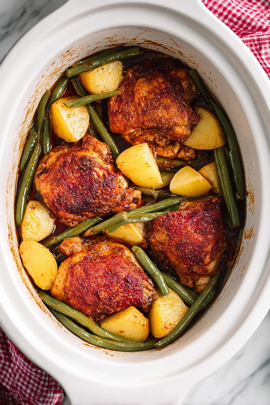 Slow Cooker Chicken Thighs and Vegetables: Delicious & Easy Dinner