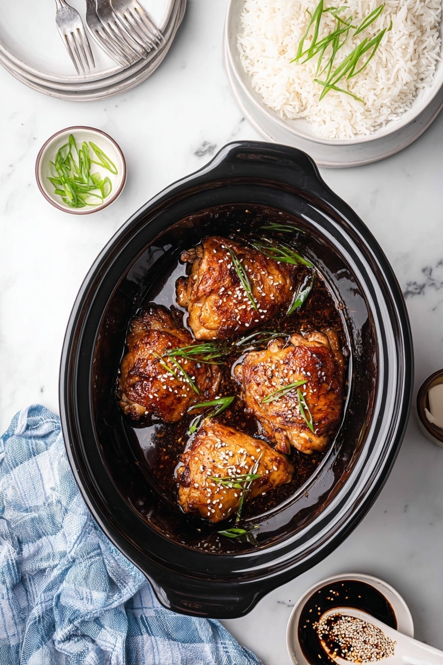 Slow Cooker Teriyaki Chicken Thighs: The Easy, Flavorful Dinner
